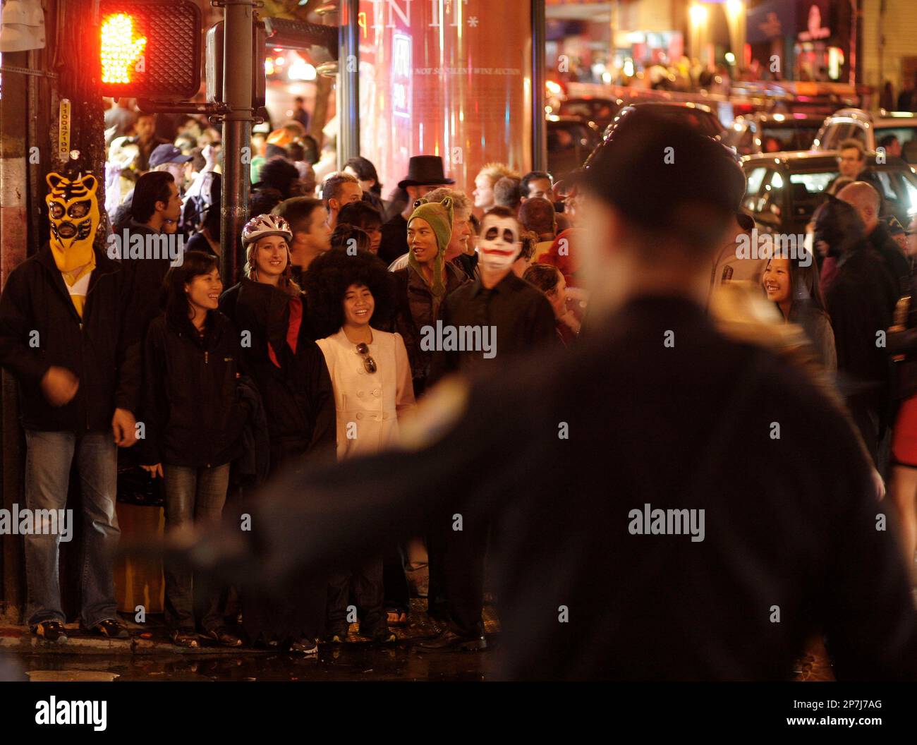 Halloween festivities get underway with costumed revelers filling the ...