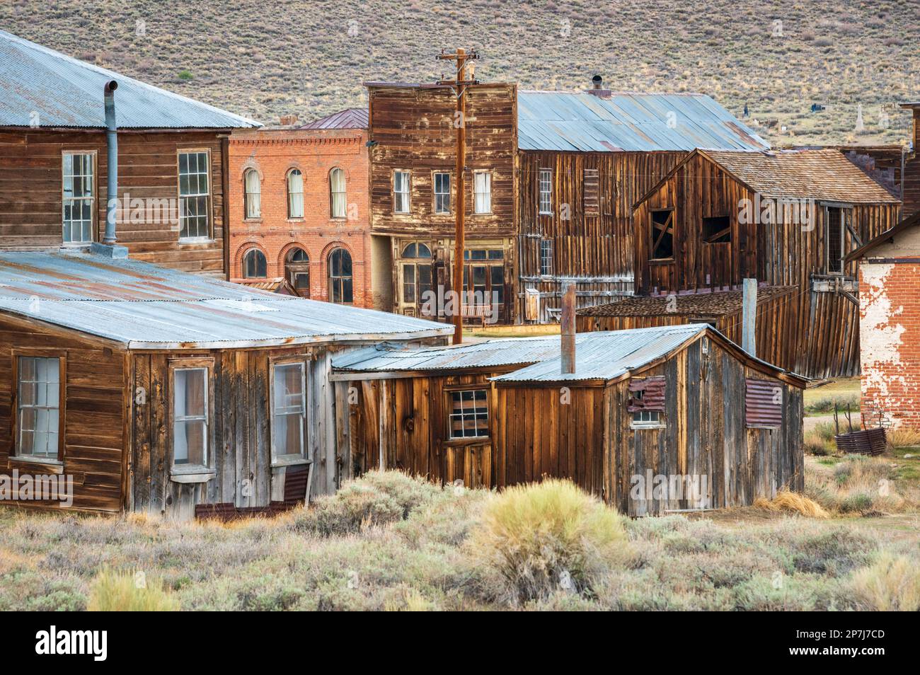 Bodie State Historic Park, Ghost Town, California Stock Photo - Alamy