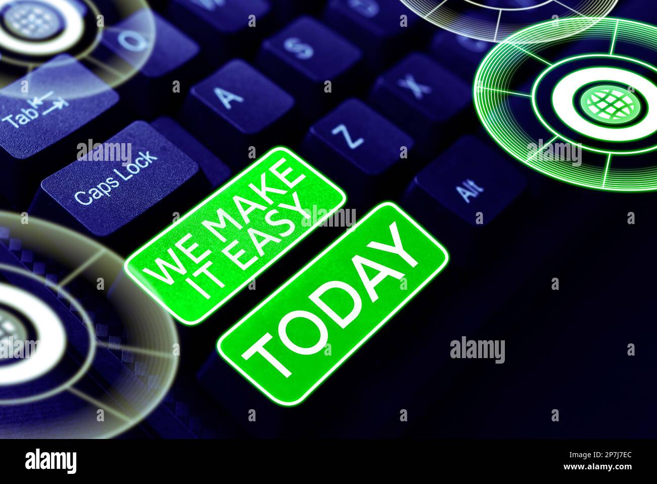 Text showing inspiration We Make It Easy Today. Business concept ...