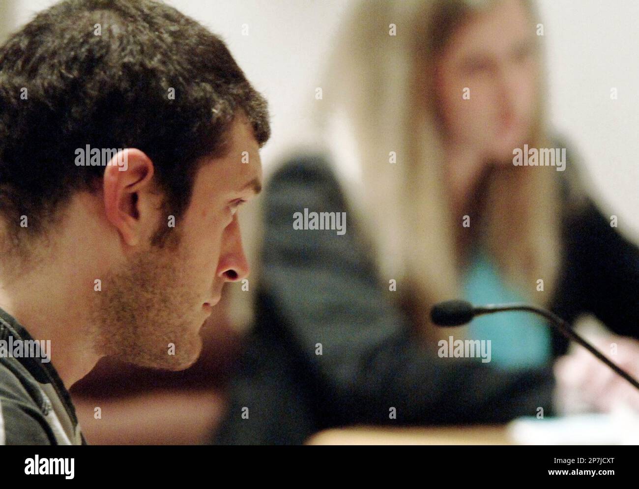 Derek Bollinger makes his first appearance for the charge of murder of ...