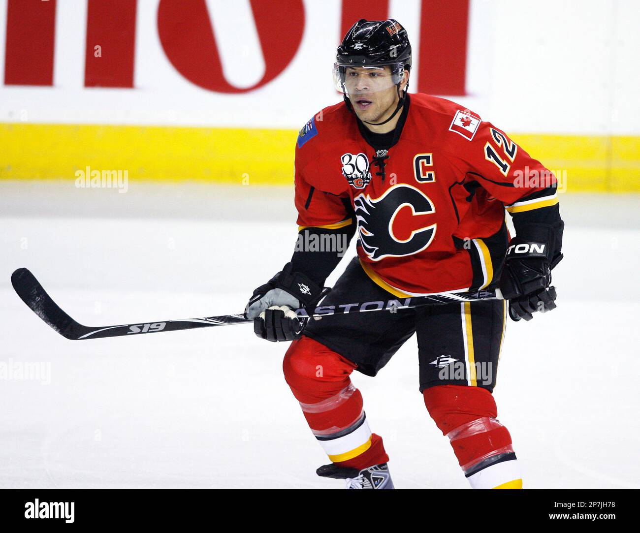 NHL profile photo on Calgary Flames' Jarome Iginla during a recent game ...