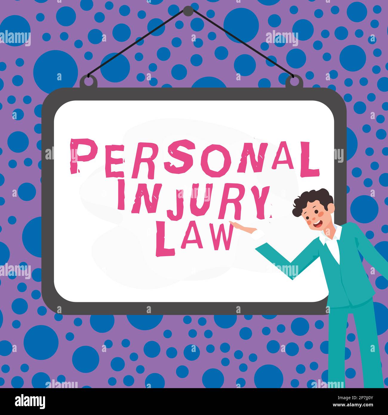 Conceptual display Personal Injury Law. Concept meaning being hurt or ...