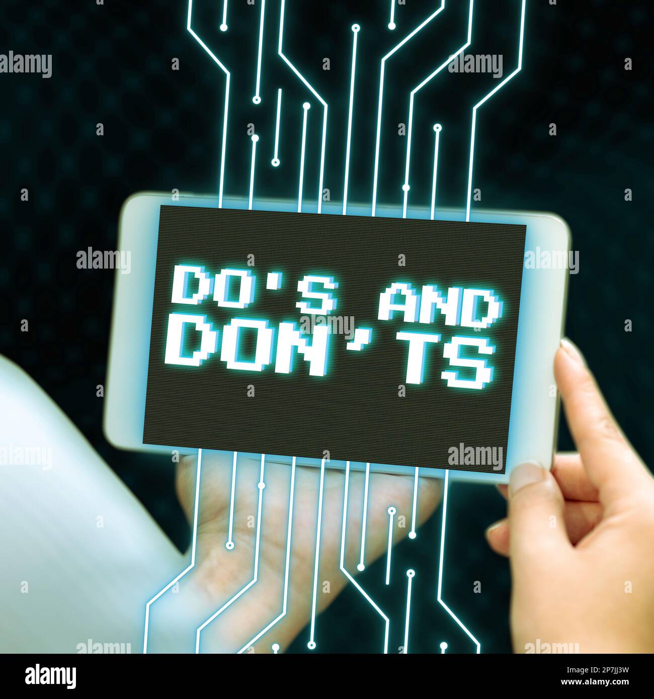 Writing displaying text Do's And Don Ts. Business idea Confusion in one ...
