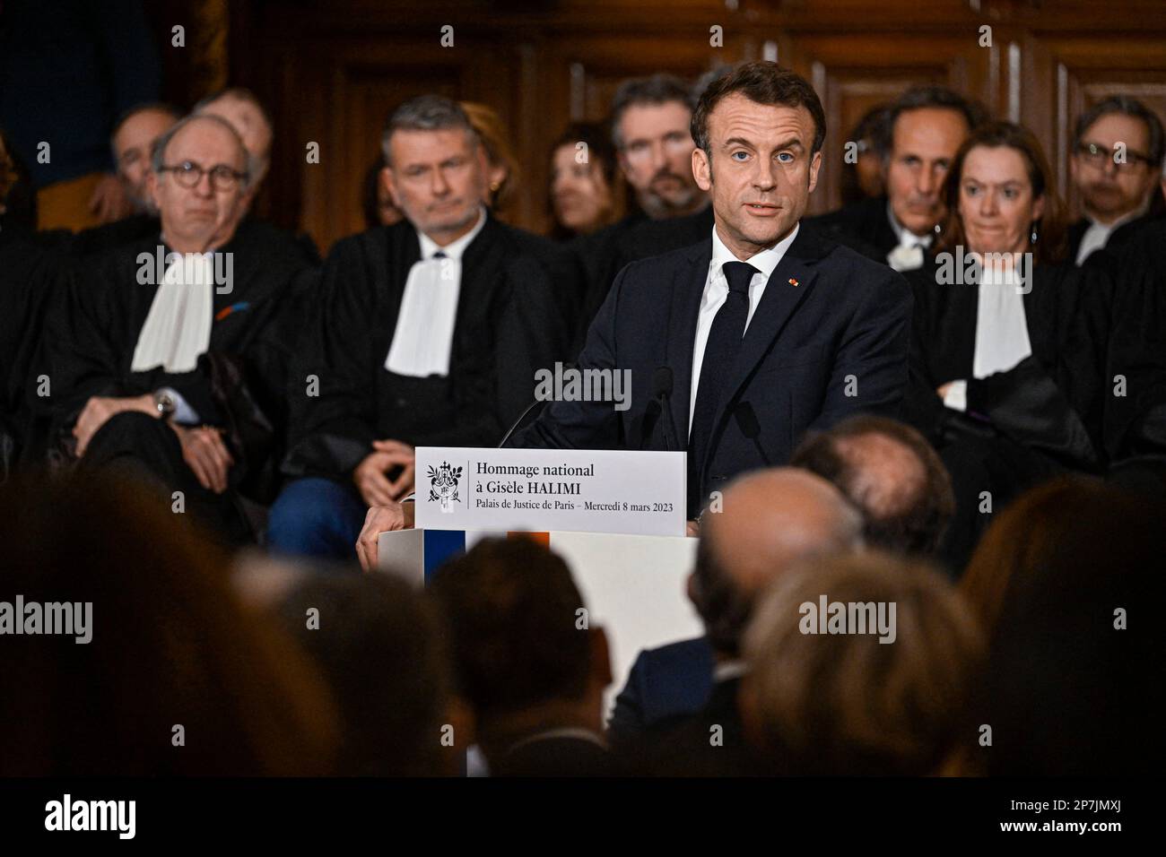 Paris, France. 08th Mar, 2023. French President Emmanuel Macron ...