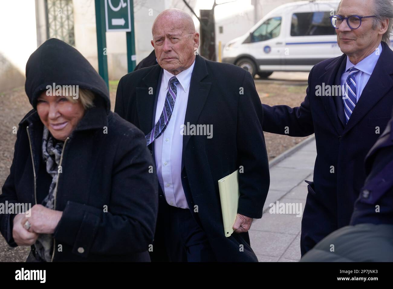 Laurence Doud III, former CEO of Rochester Drug Co-Operative, center ...