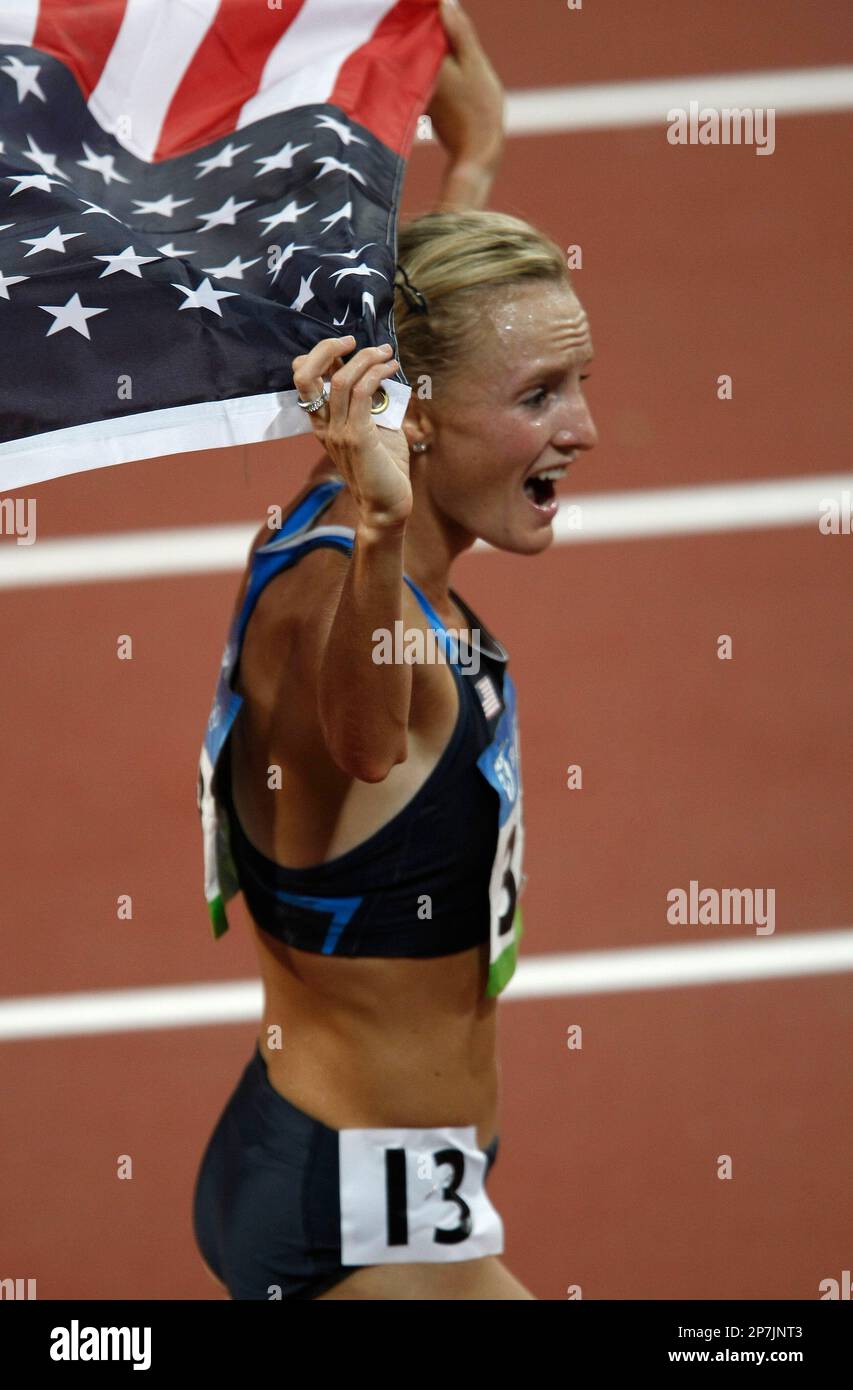 USA's Shalane Flanagan, finished with a bronze medal in the women's ...