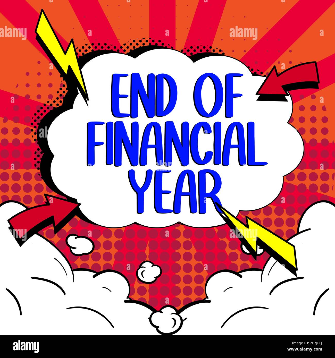 Handwriting text End Of Financial Year. Business overview Revise and ...