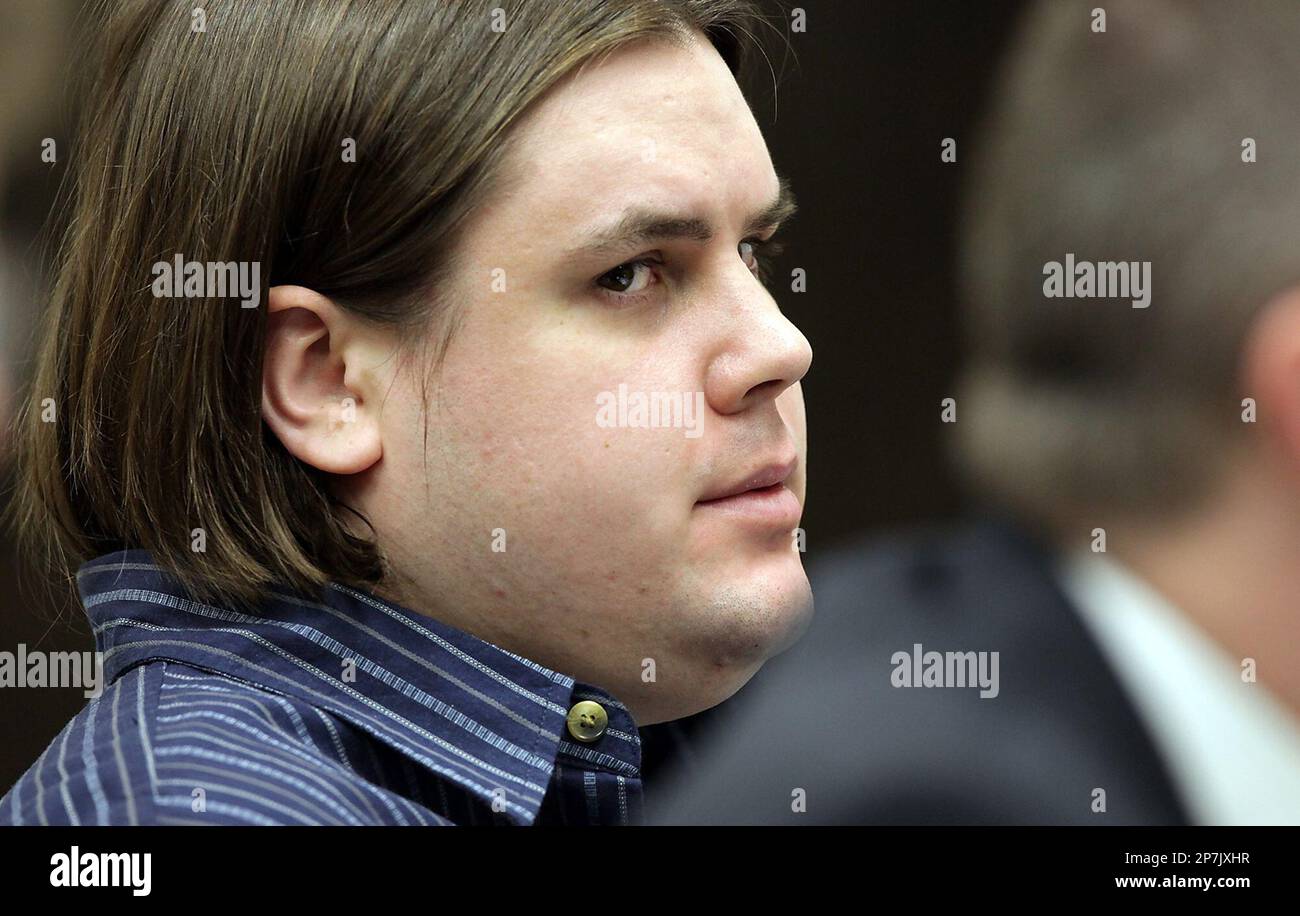 Mark Becker listens to the testimony of Clinical Psychologist Dr. Dan ...