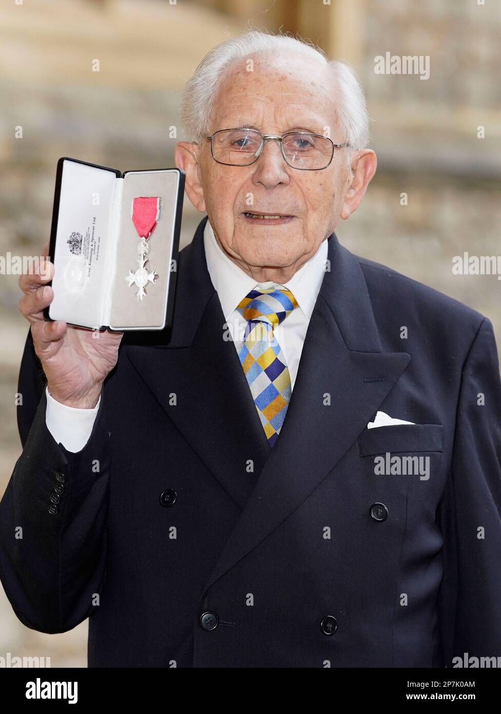 RETRANSMITTING CHANGING OBE TO MBE Harry Olmer after being made a ...