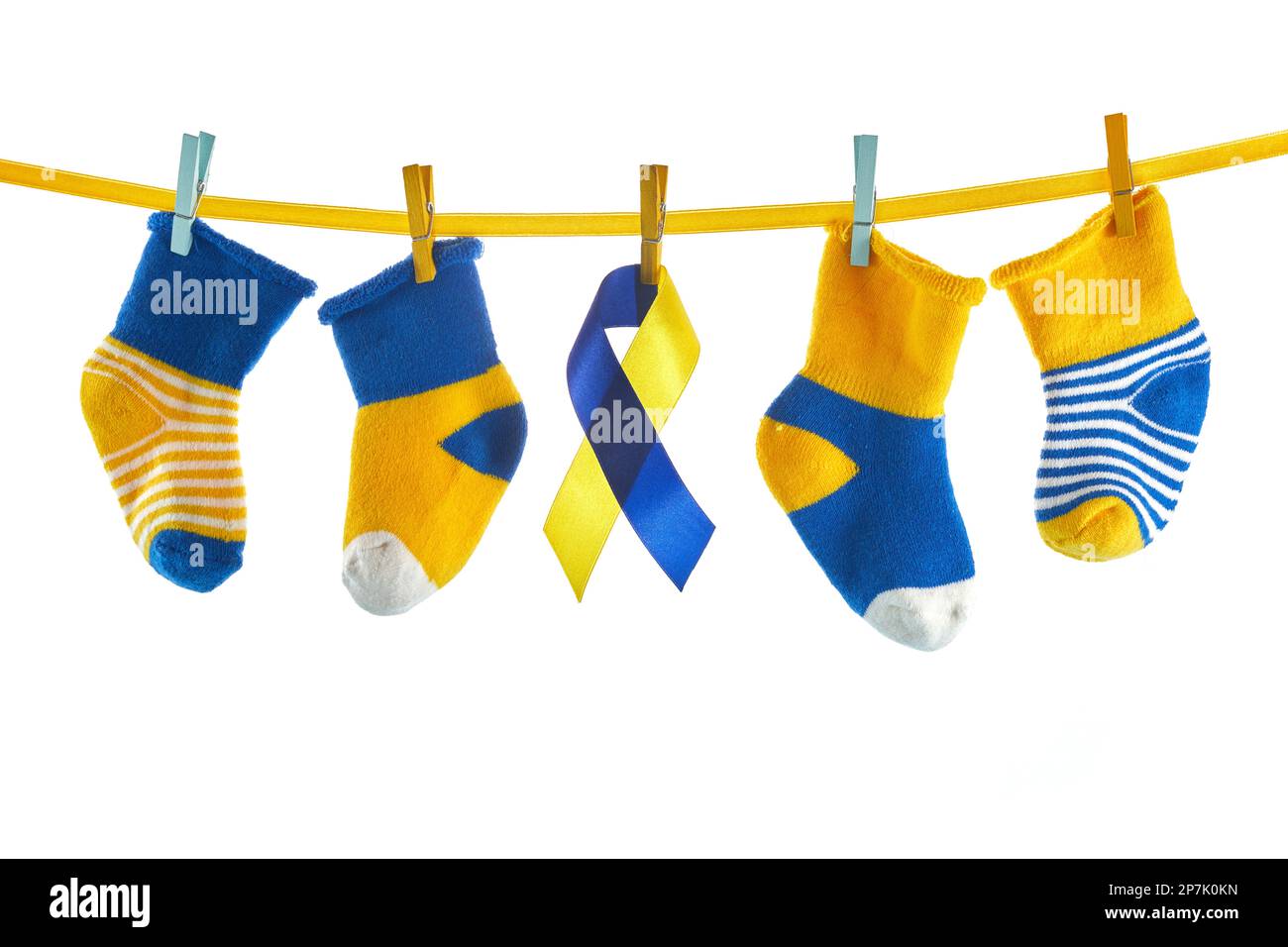 World Down syndrome day background. Lots of socks Stock Photo - Alamy