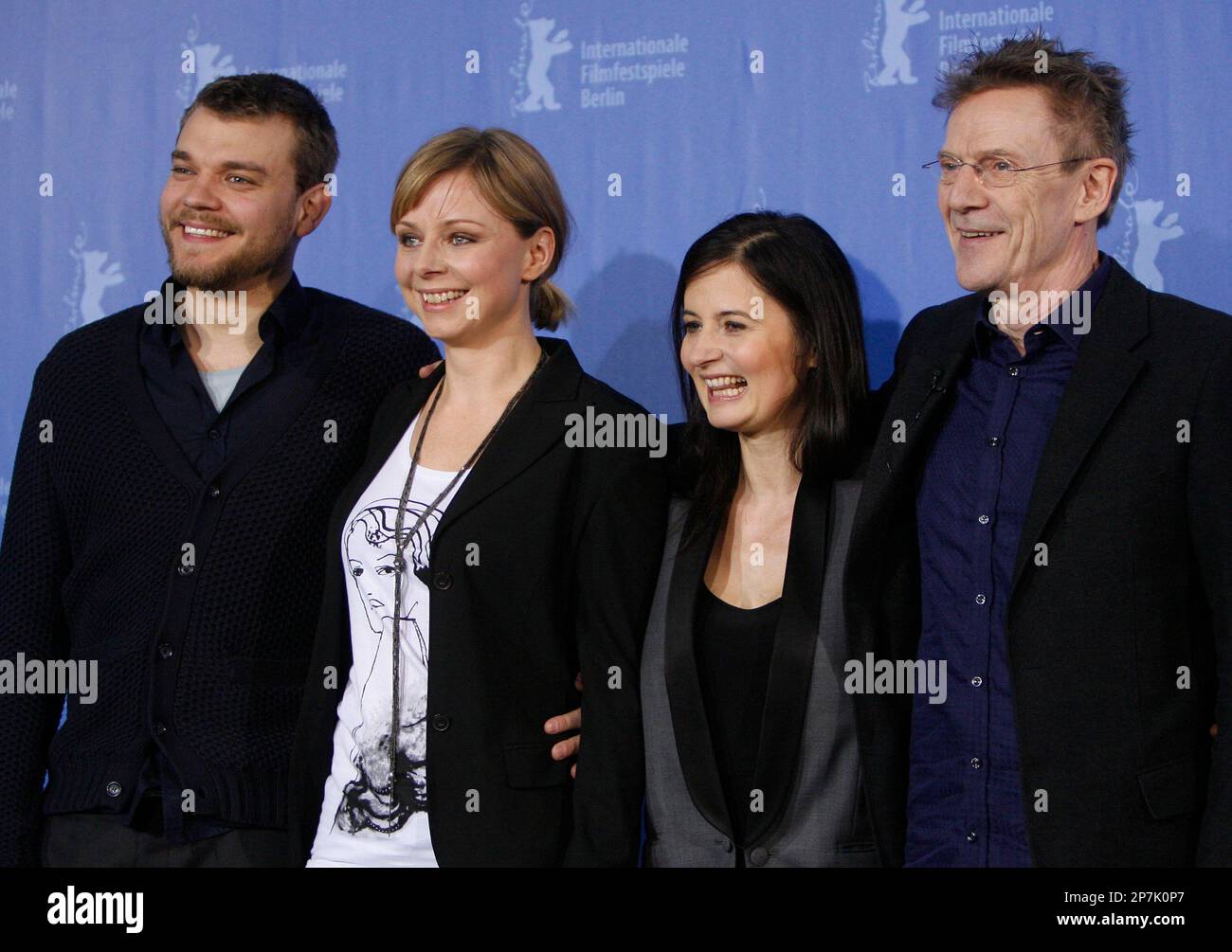 Die daenischen Schauspieler Pilou Asbaek und Lene Maria Christensen ...