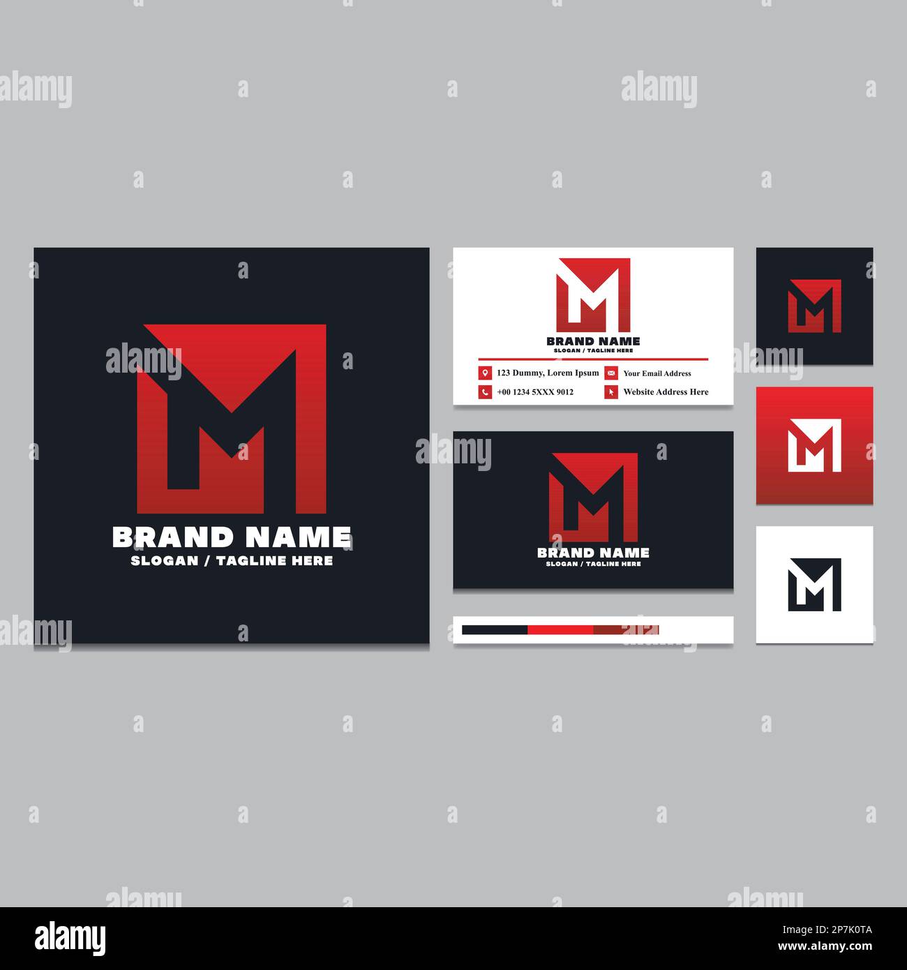 Simple letter M logo design template Stock Vector Image & Art - Alamy