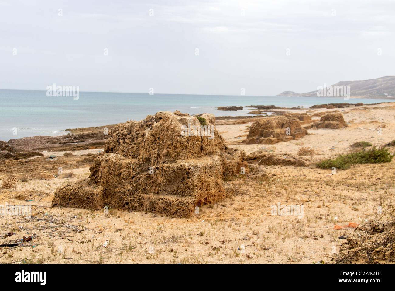 Beautiful day on the beach in Rimel, Bizerte, Tunisia Stock Photo - Alamy