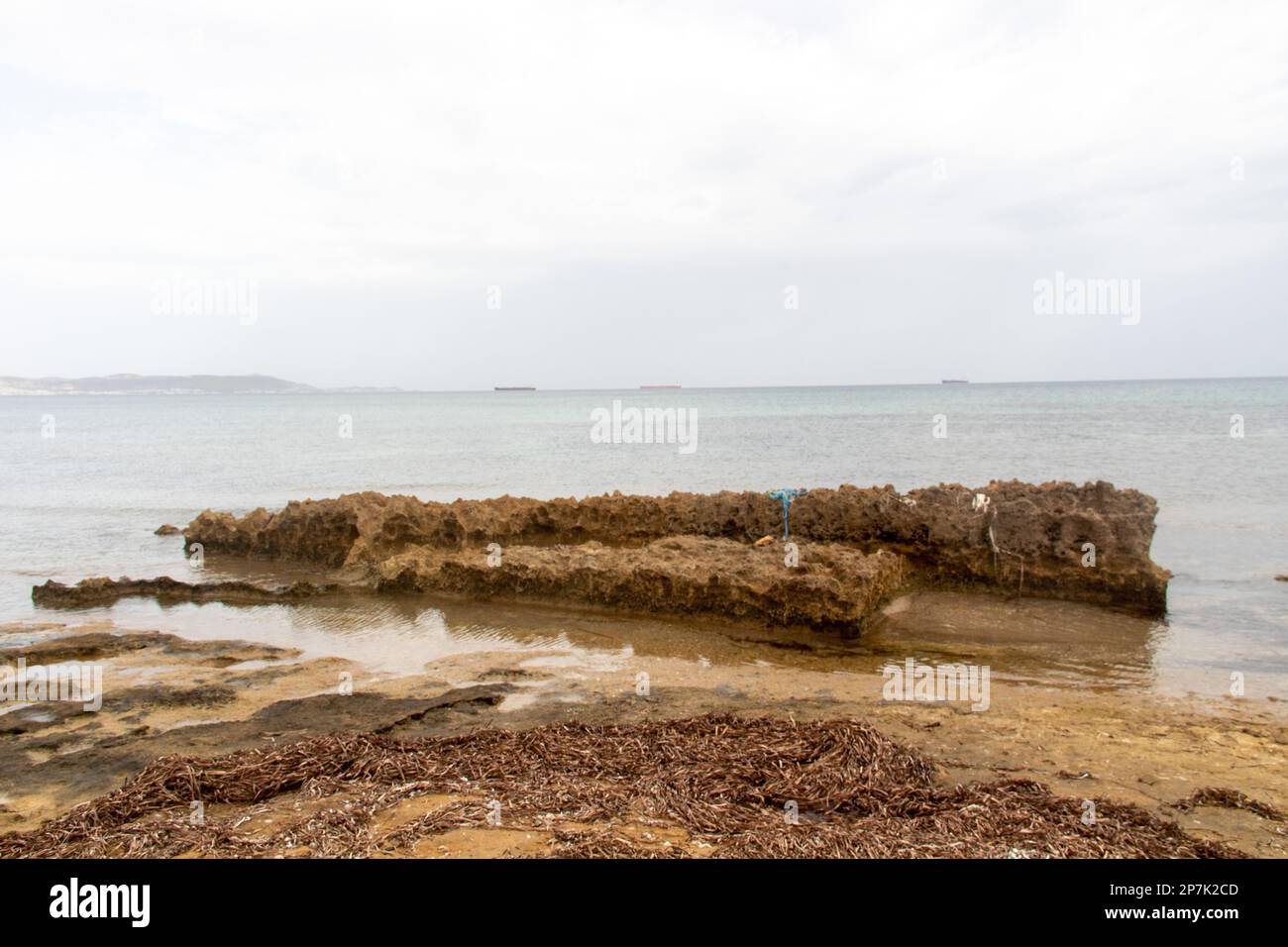 Beautiful day on the beach in Rimel, Bizerte, Tunisia Stock Photo - Alamy
