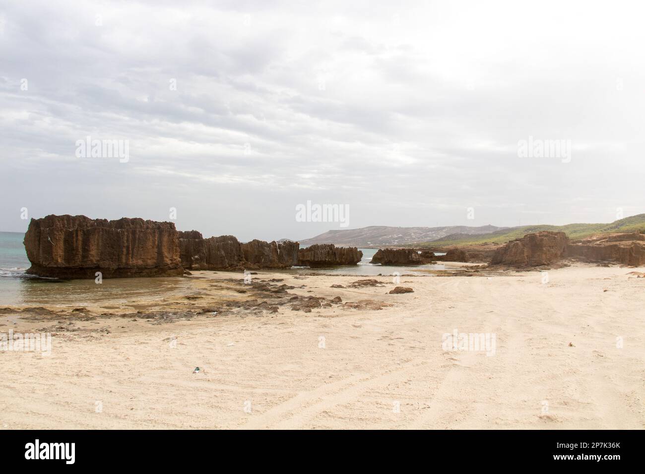 Beautiful day on the beach in Rimel, Bizerte, Tunisia Stock Photo - Alamy