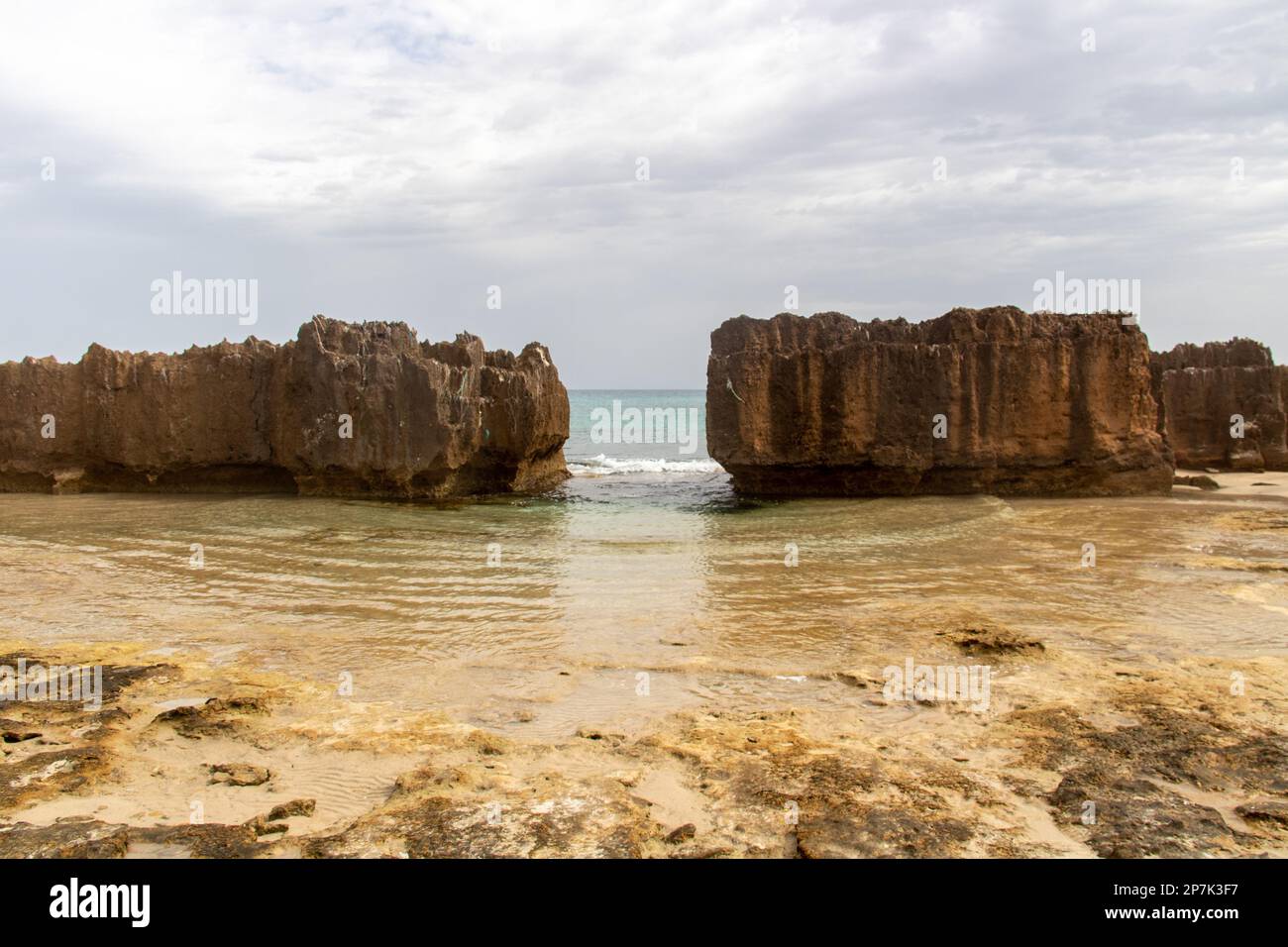 Beautiful day on the beach in Rimel, Bizerte, Tunisia Stock Photo - Alamy