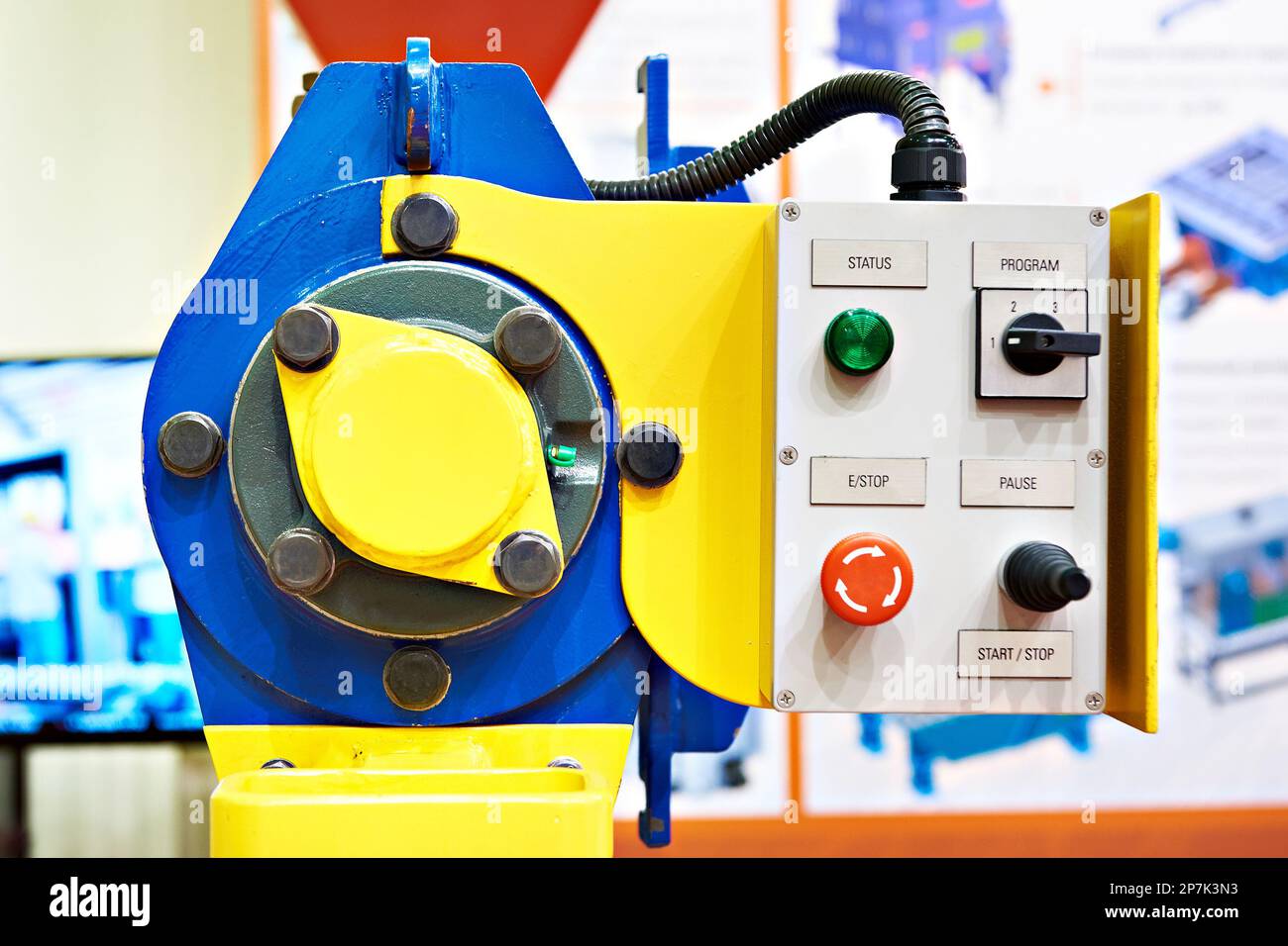 Control panel and part of industrial equipment Stock Photo - Alamy