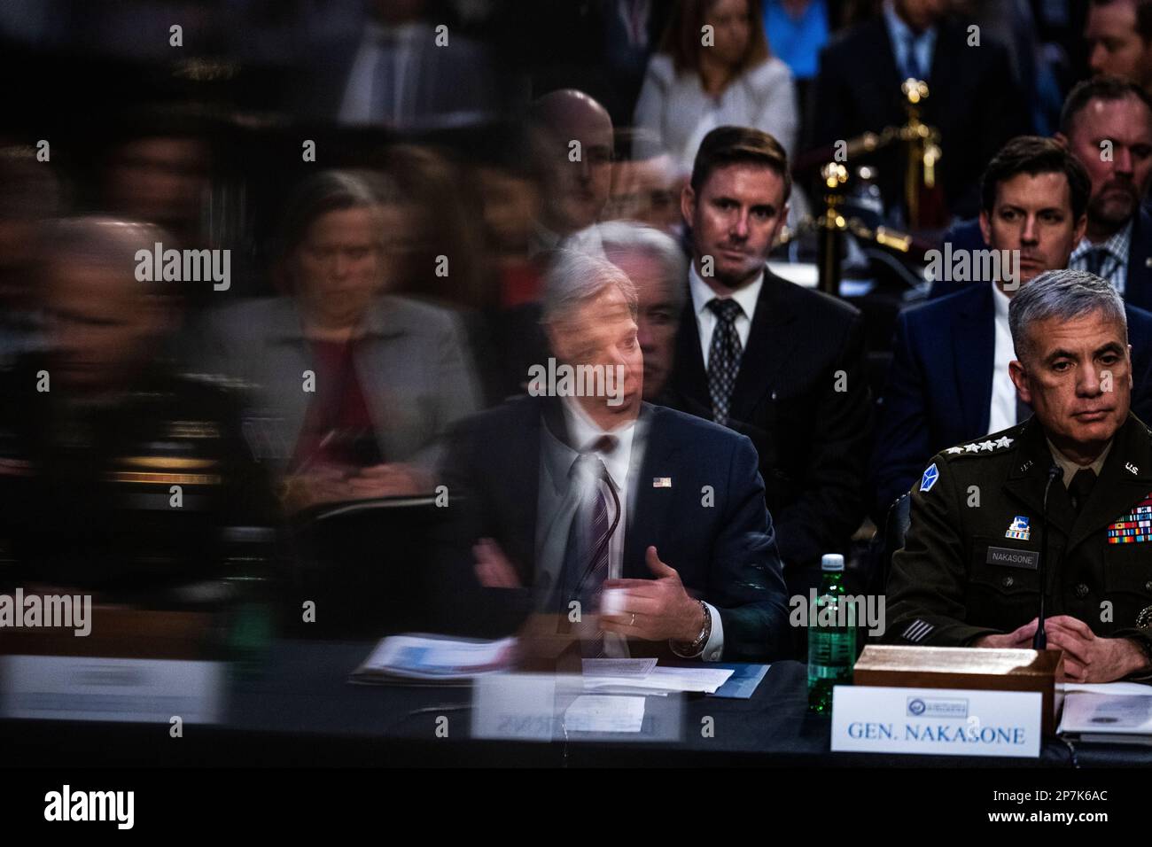 UNITED STATES - MARCH 8: FBI Director Christopher Wray testifies, as ...