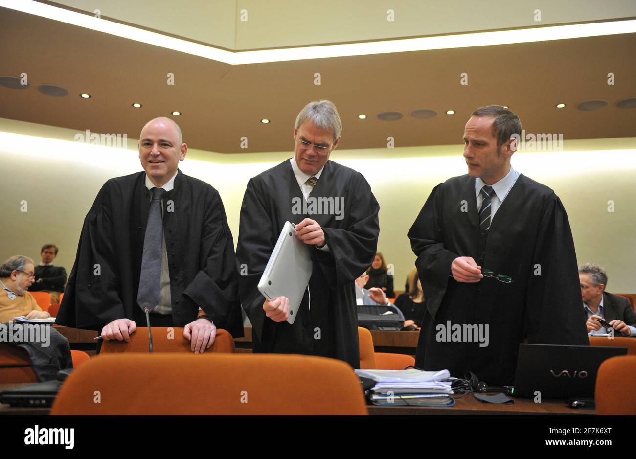 Joint plaintiff lawyers, M. I. Bloch, from left to right, Cornelius ...