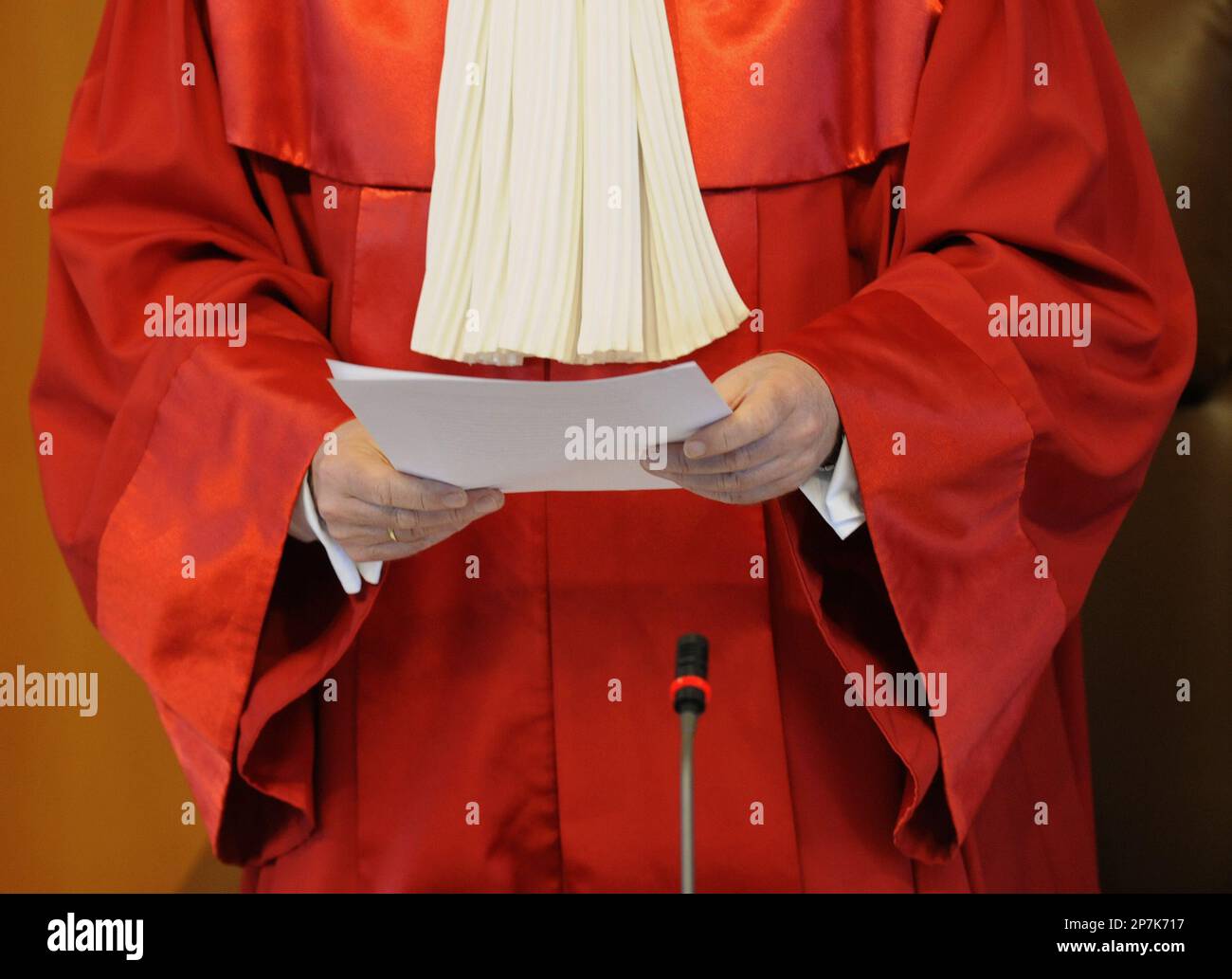 Hans-Juergen Papier, Vorsitzender Richter des Ersten Senats des ...