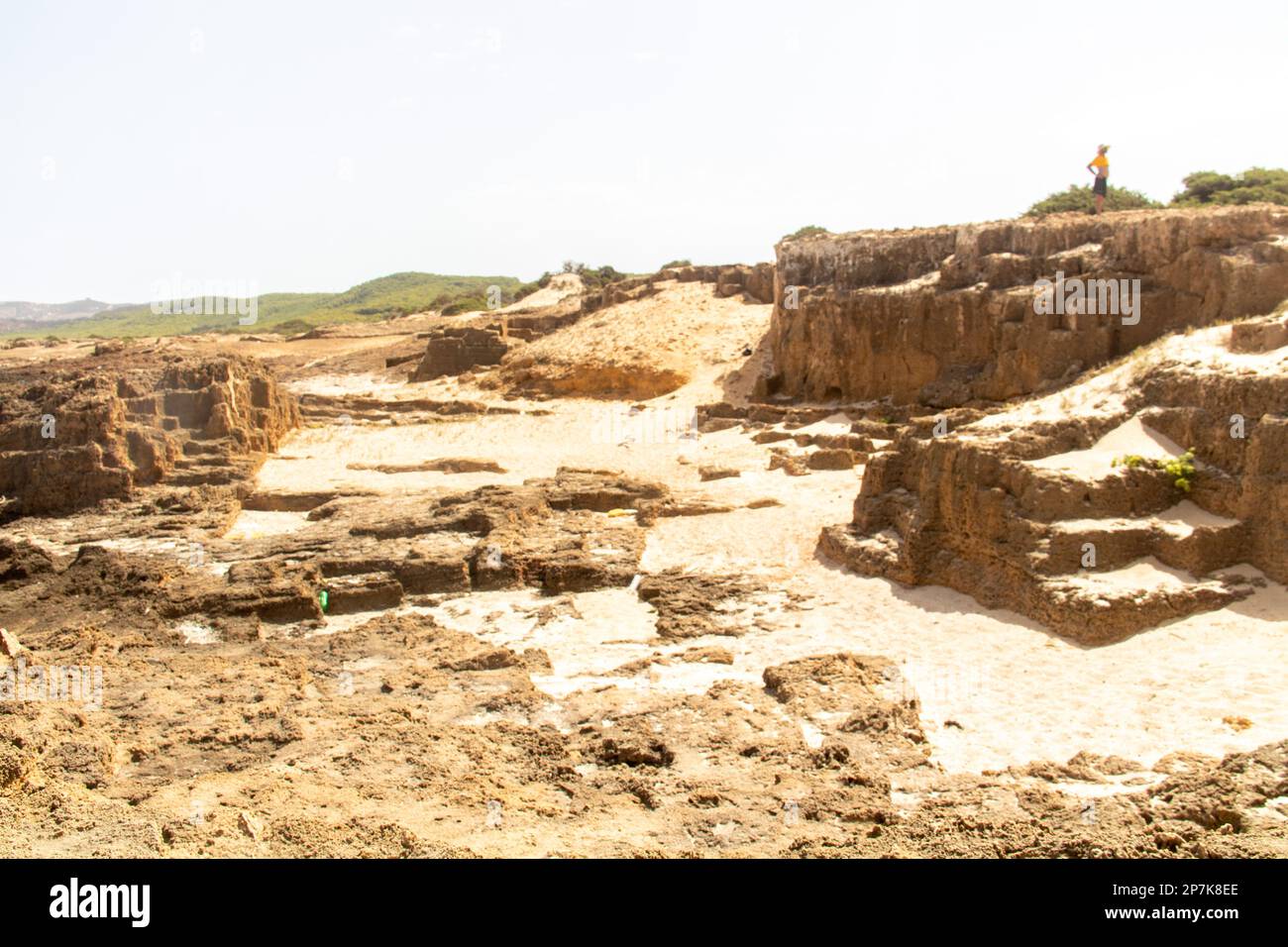 Beautiful day on the beach in Rimel, Bizerte, Tunisia Stock Photo - Alamy