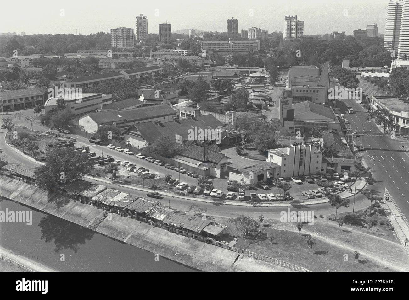 Aerial view of the Great World Amusement Park at Kim Seng Road.(Singapore Press via AP Images ...