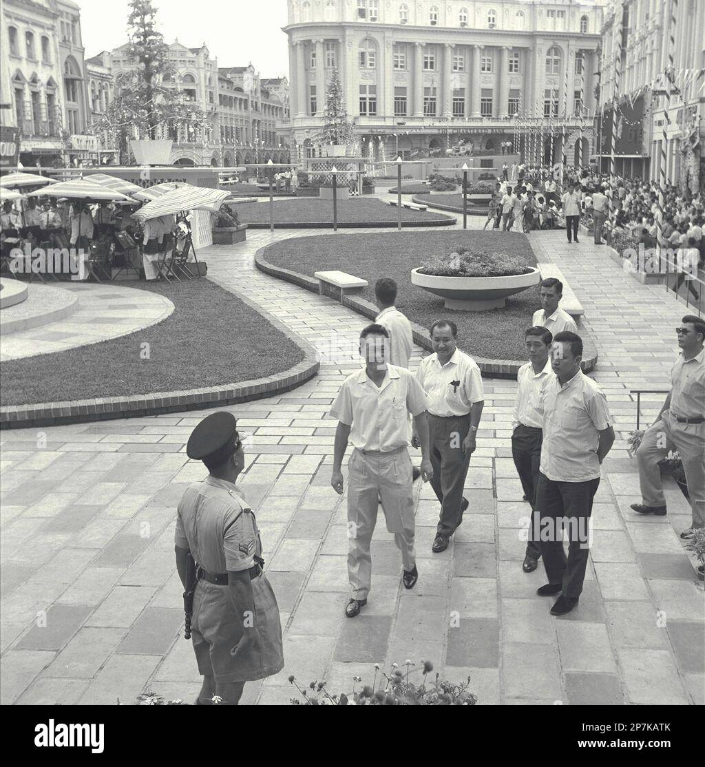 Prime Minister Mr Lee Kuan Yew at the opening of Singapore's $460,000 ...
