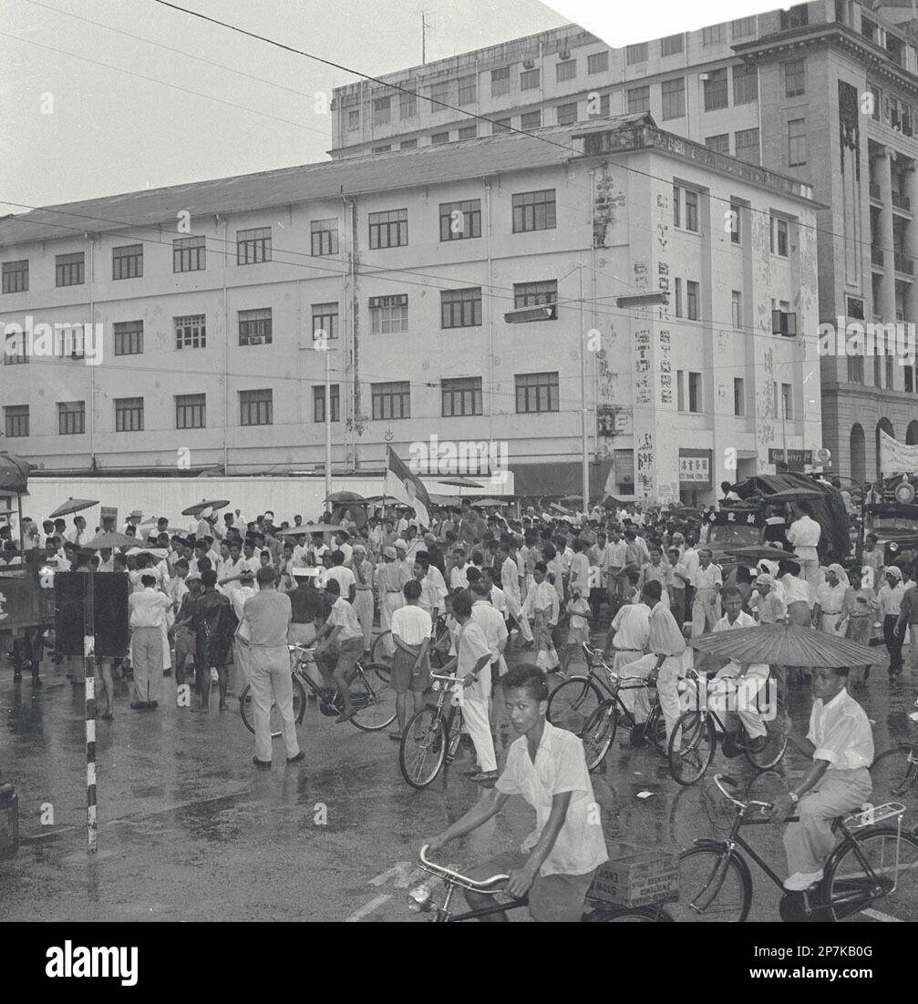 Federation Chief Minister Tengku Abdul Rahman and his "Merdeka Mission ...