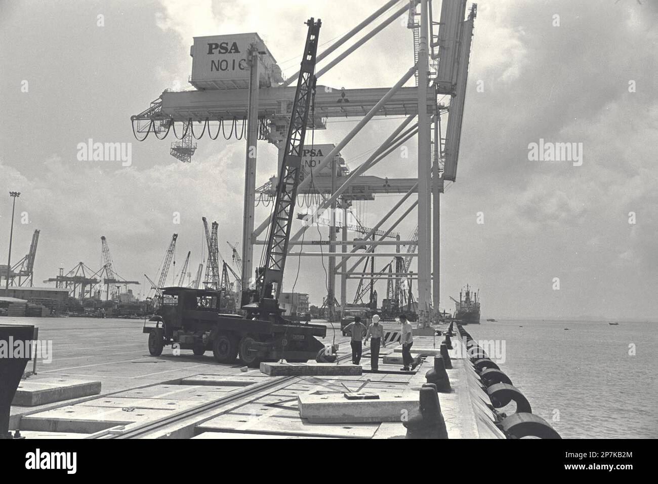 This is the changing face of the world's second busiest port. The two ...