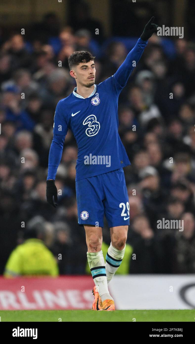 England, London, 07 March 2023 - Kai Havertz of Chelsea during the UEFA ...
