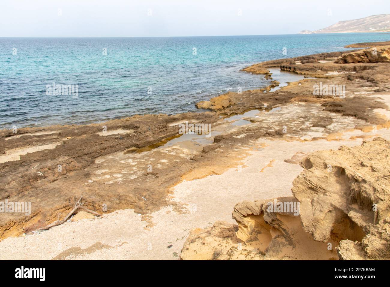 Beautiful day on the beach in Rimel, Bizerte, Tunisia Stock Photo - Alamy