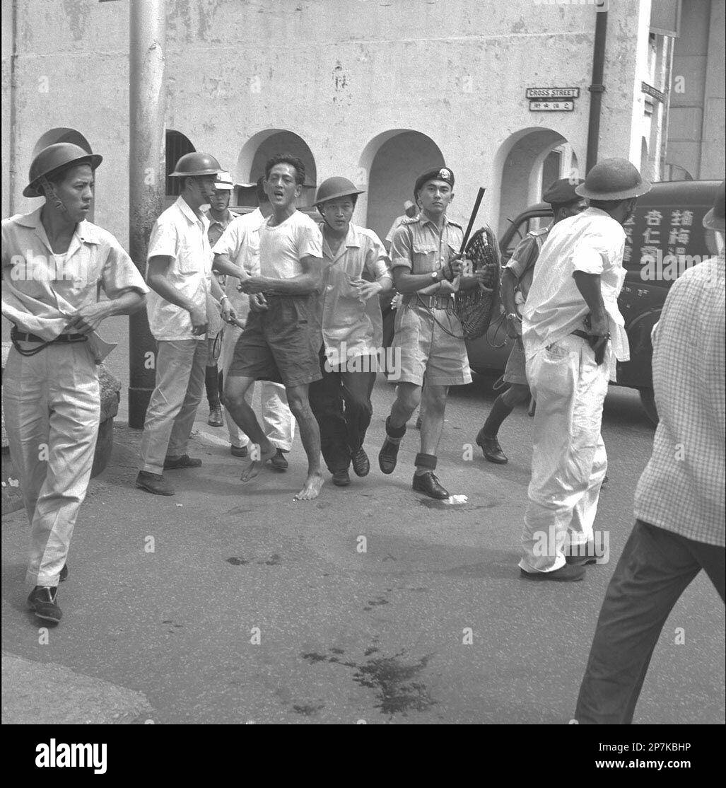 Police fought a pitched battle with rioters on 26 October 1956, in ...