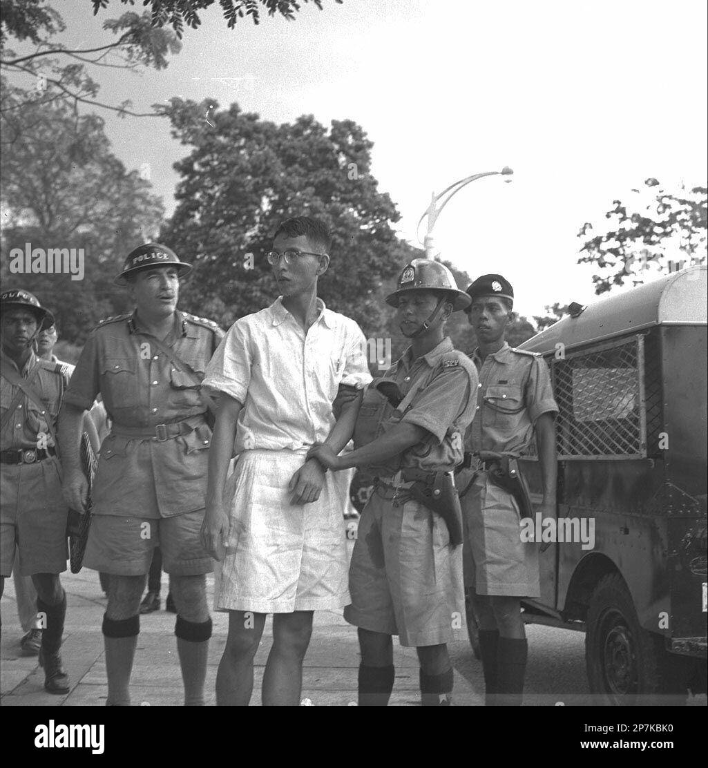 Police riot squads made quick work of the task of clearing the two ...