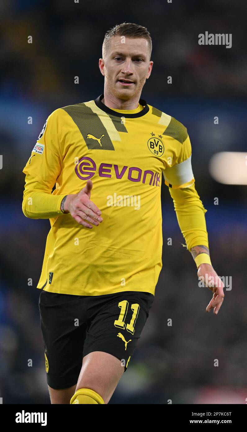 England, London, 07 March 2023 - Marco Reus of BVB Borussia Dortmund ...