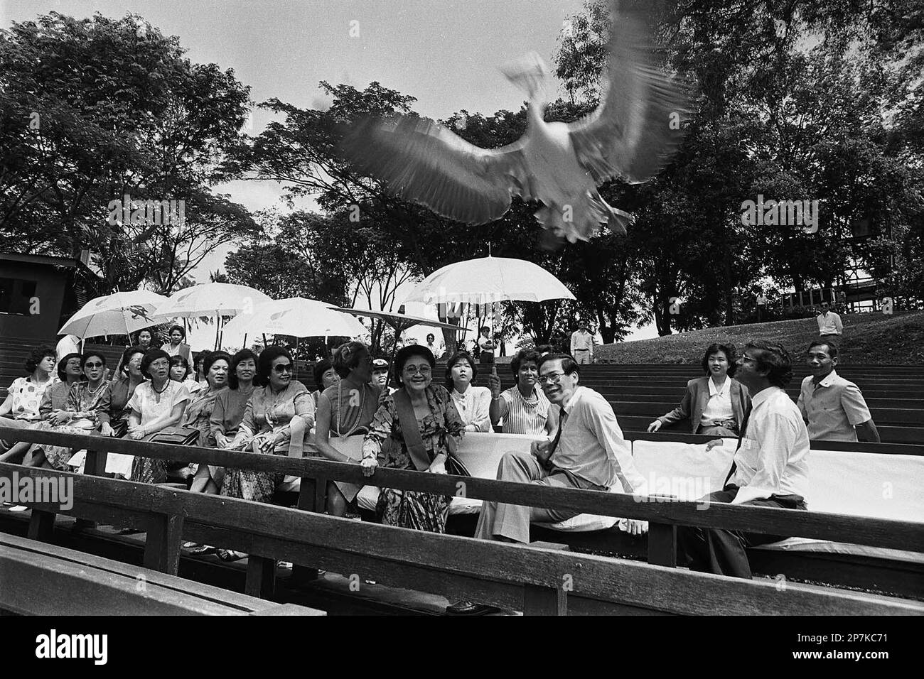 Mrs Tien Suharto (front row, third from right), wife of the Indonesian ...