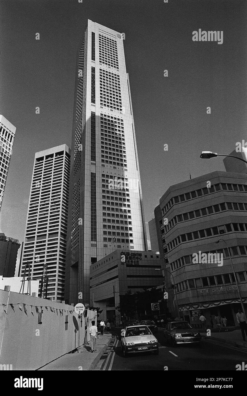 OUB Centre. The 280-metre-tall OUB Centre at One, Raffles Place - the ...