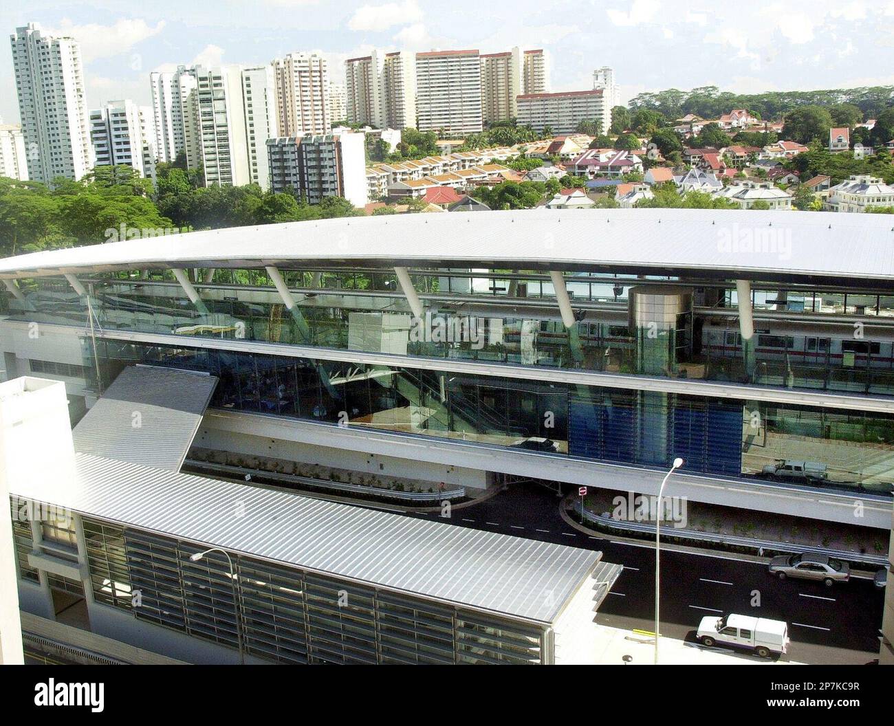 Exterior of the new Dover MRT station located outside Singapore ...