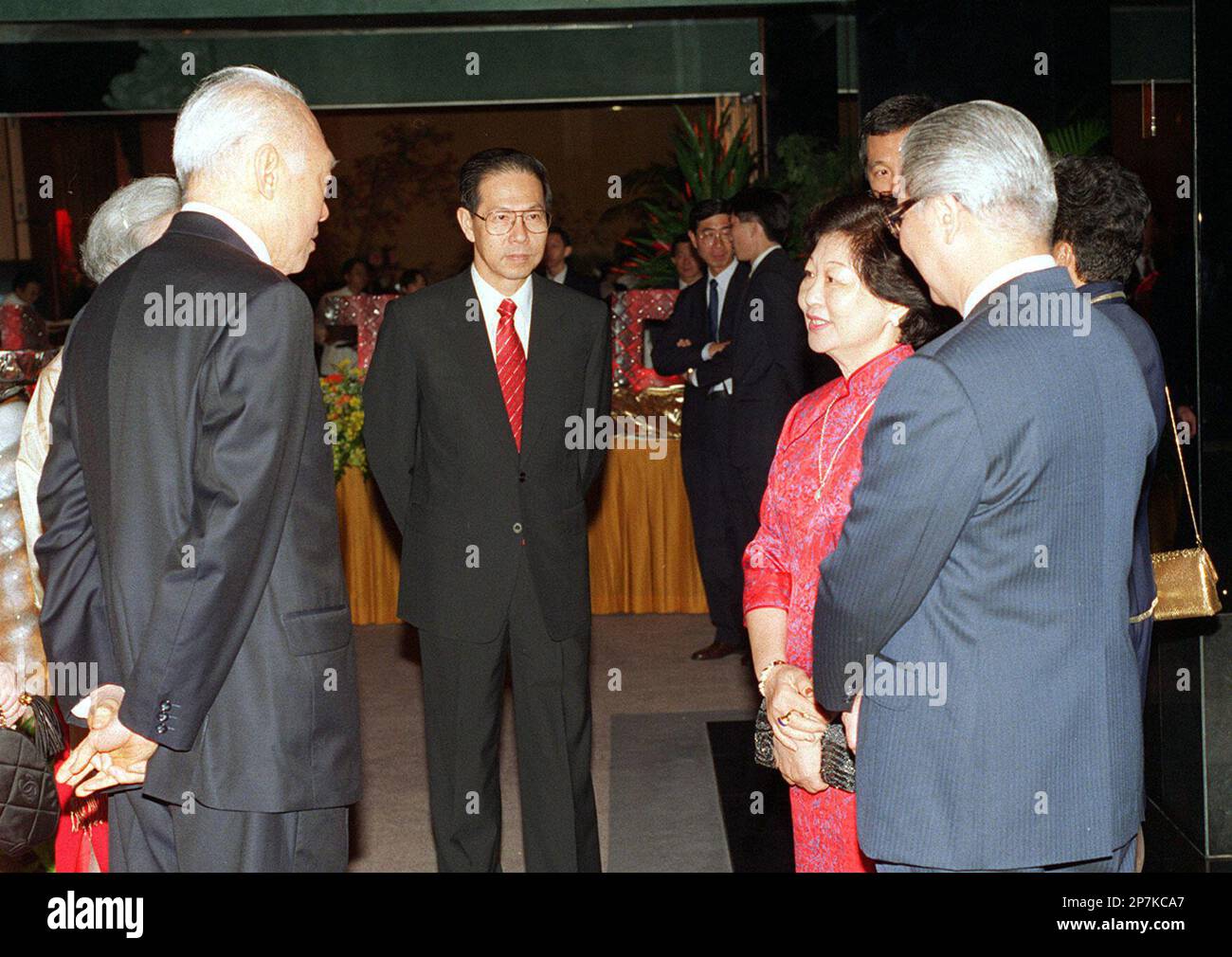At Mr Lim Kim San's (former Singapore Cabinet minister) 80th birthday ...