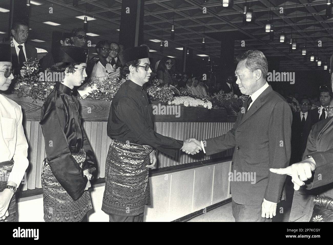Funeral of the late Malaysian Prime Minister Tun Abdul Razak at ...