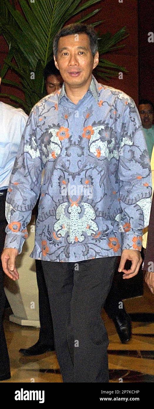 Prime Minister Lee Hsien Loong.(Singapore Press via AP Images Stock ...