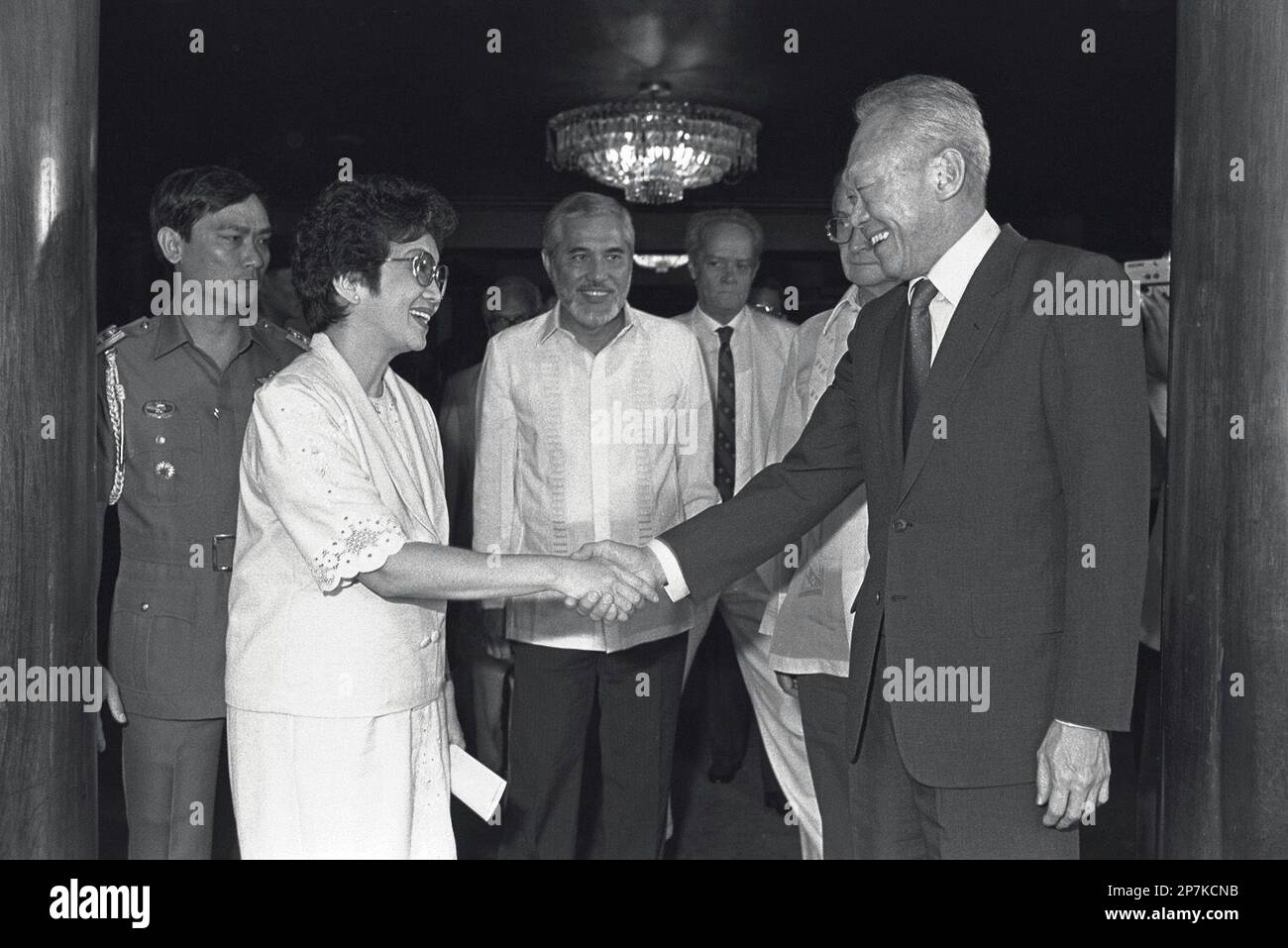 It was the first meeting between Singapore Prime Minister Lee Kuan Yew ...