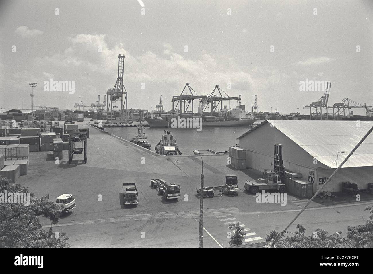 This is the changing face of the world's second busiest port. The two ...