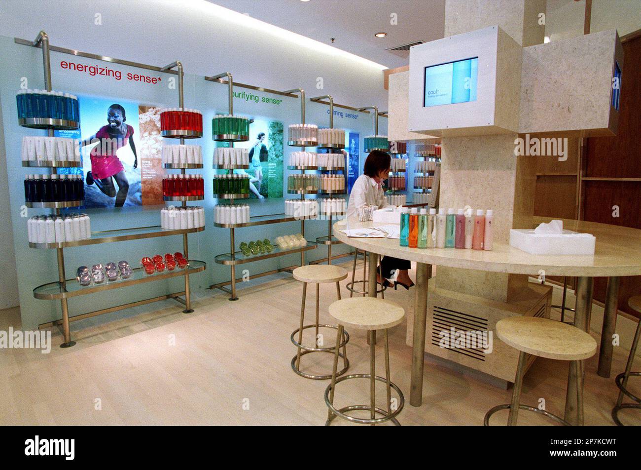 Department store Tangs' new cosmetics department boasts a free flowing ...