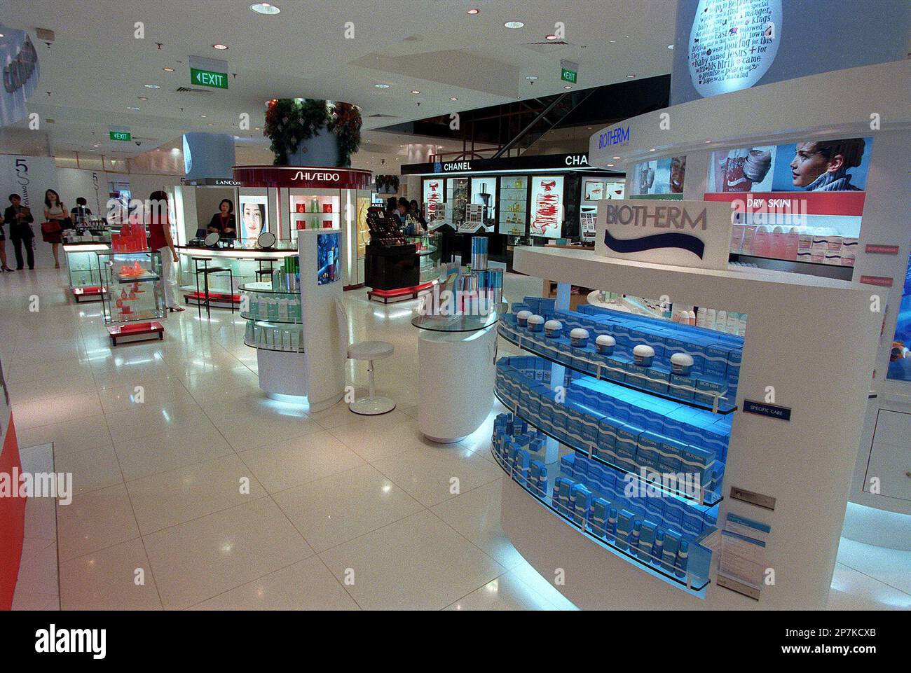 Department store Tangs' new cosmetics department boasts a free flowing ...