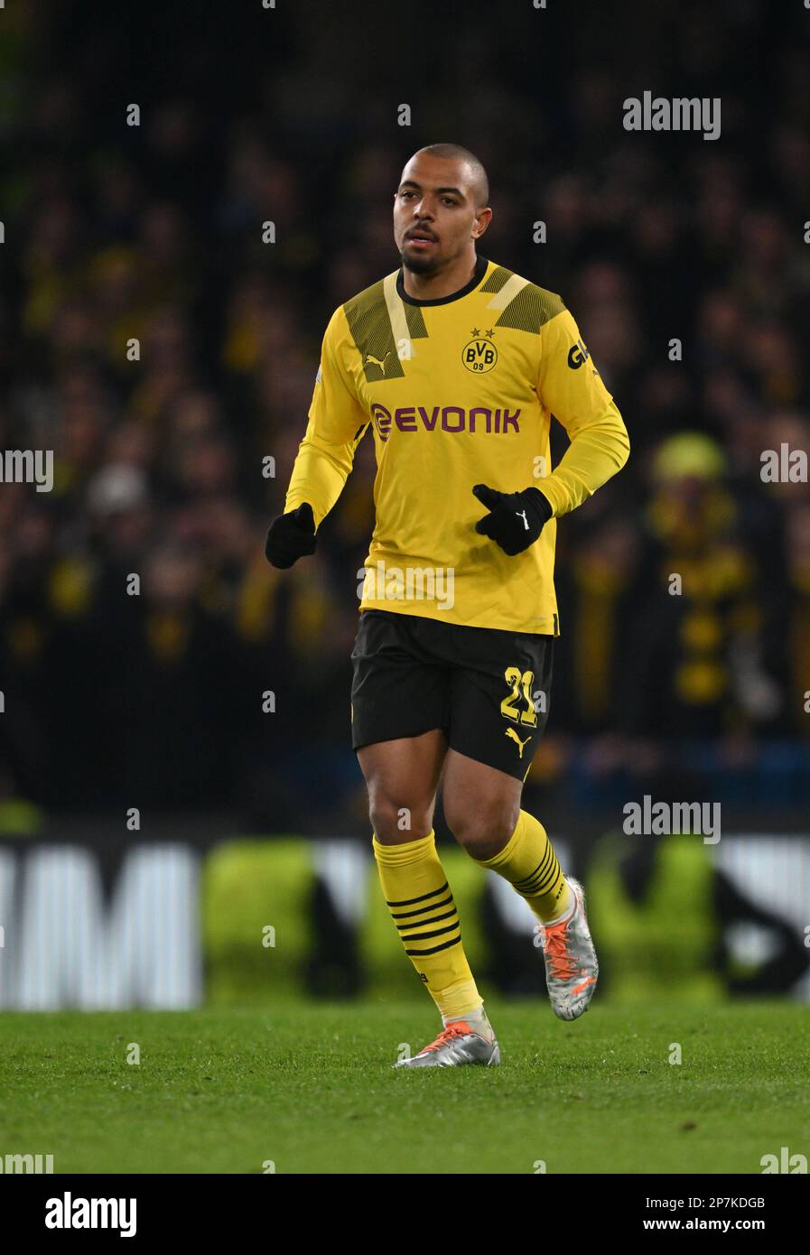 England, London, 07 March 2023 - Donyell Malen of Borussia Dortmund ...