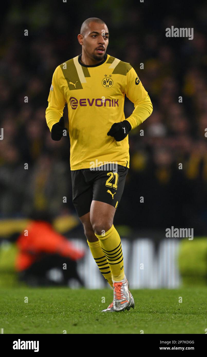 England, London, 07 March 2023 - Donyell Malen of Borussia Dortmund ...