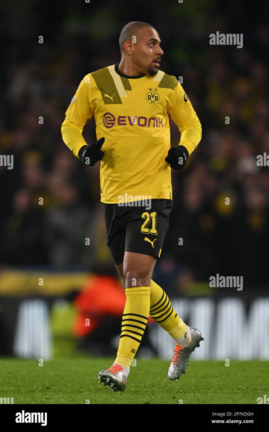 England, London, 07 March 2023 - Donyell Malen of Borussia Dortmund ...