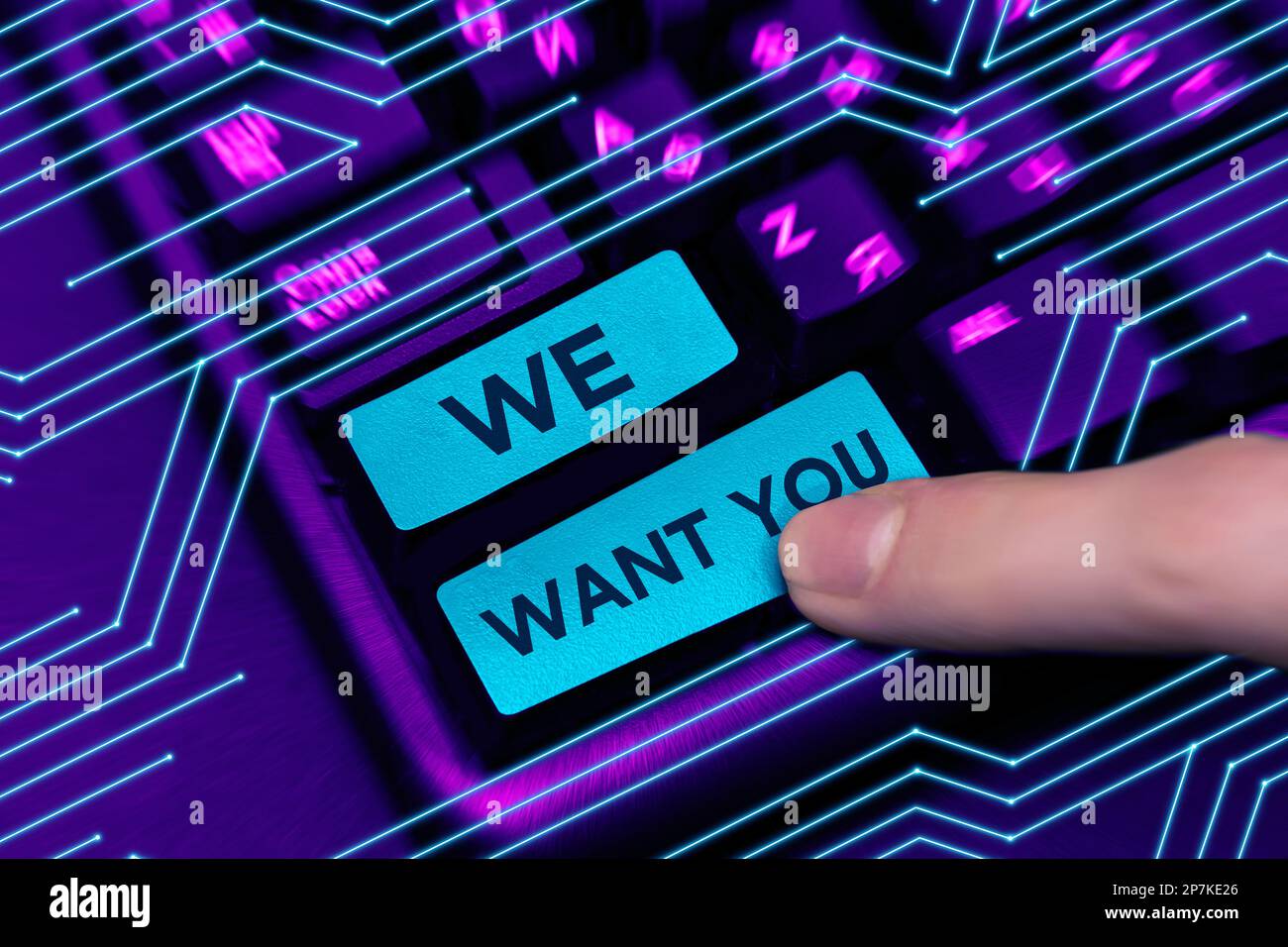 Hand writing sign We Want You. Conceptual photo Company wants to hire Vacancy Looking for ...