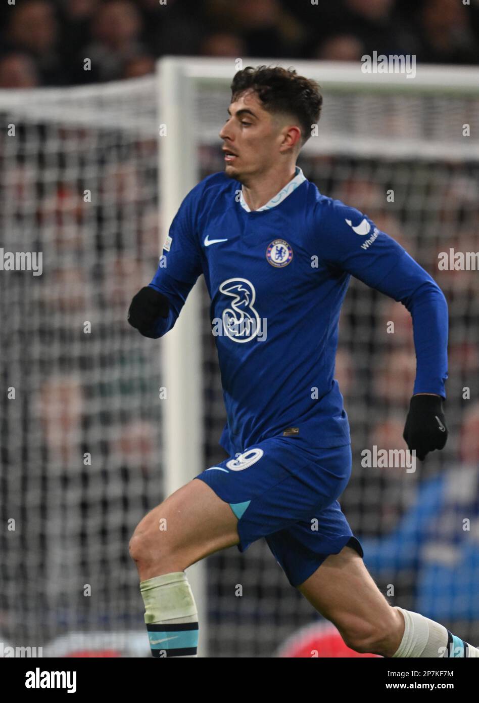 England, London, 07 March 2023 - Kai Havertz of Chelsea during the UEFA ...