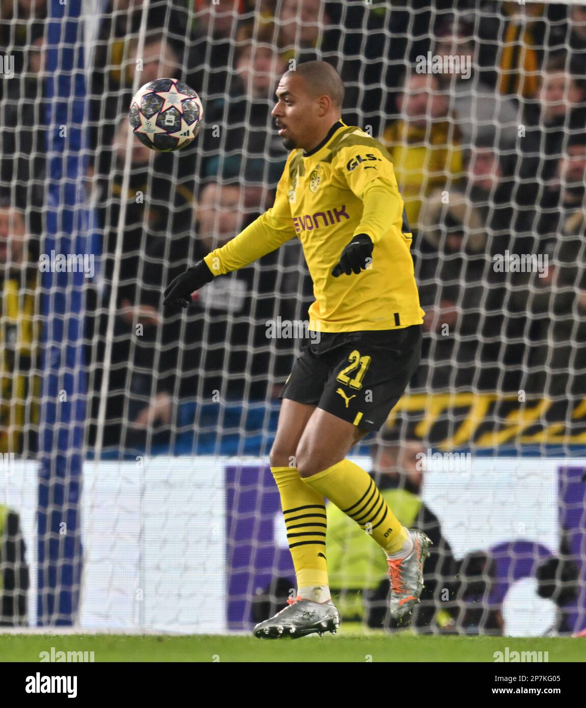 England, London, 07 March 2023 - Donyell Malen of Borussia Dortmund ...